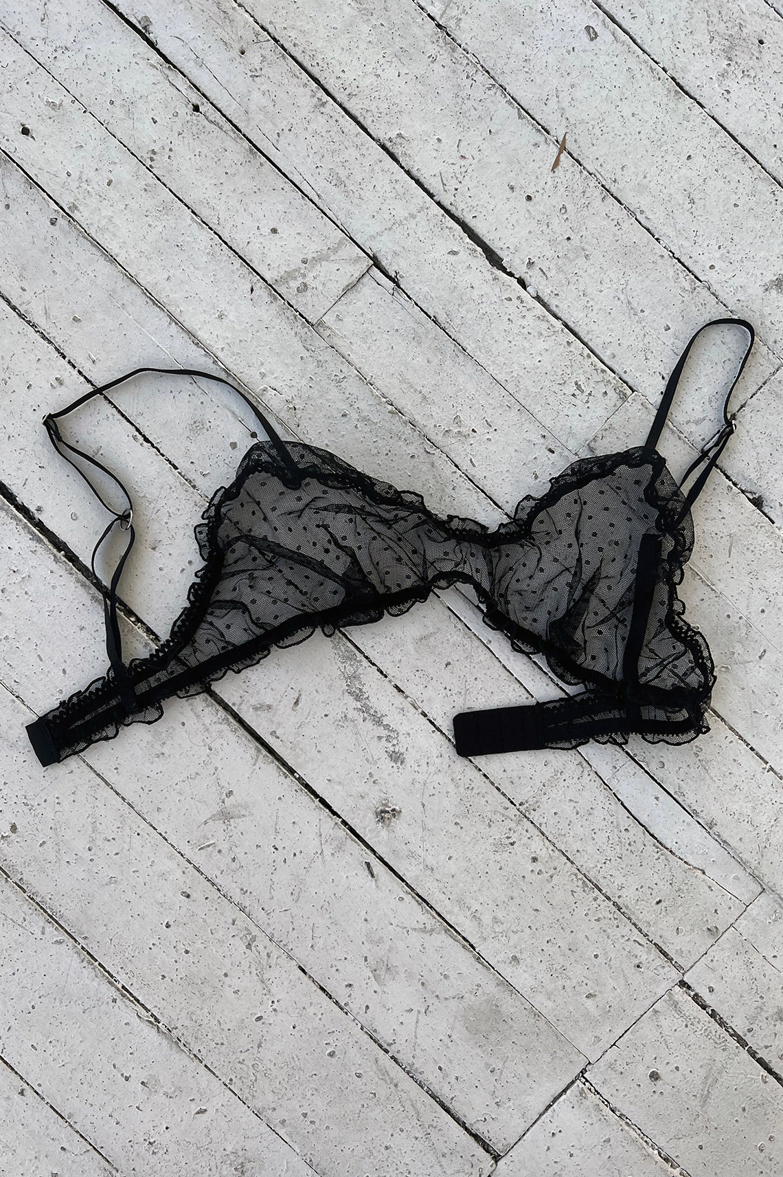Oleander Bloomer in Sheer Dotted Mesh | Clare Bare