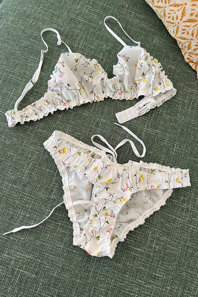 Perennial Bloomer in Upcycled Vintage Flower Branch | Clare Bare